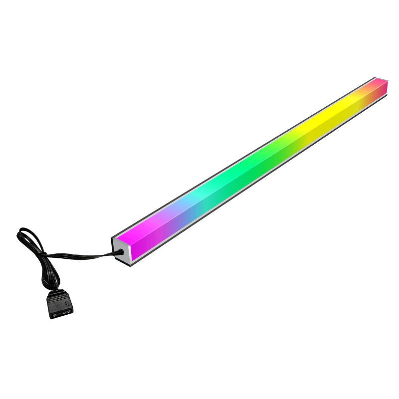 Double sided magnetic rainbow 5V addressable ARGB led strip