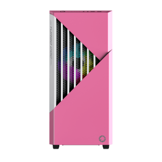 Contac Turbo COC Gaming Case, ARGB, Mid-Tower PC Case Pink