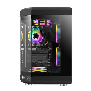 HYPE BK-Tempered Glass PC Case | GAMEMAX