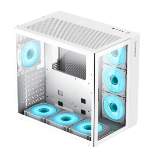 water cooled pc case | Infinity White Case Mid Tower ATX Gaming PC Case ...