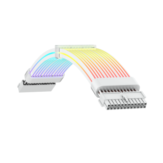 MB 24PIN WH-custom pc cables | pc power supply custom cables