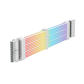 MB 24PIN WH-custom pc cables | pc power supply custom cables