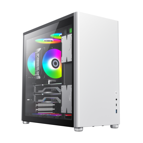 white pc case | white computer case | best gamemax gaming pc case