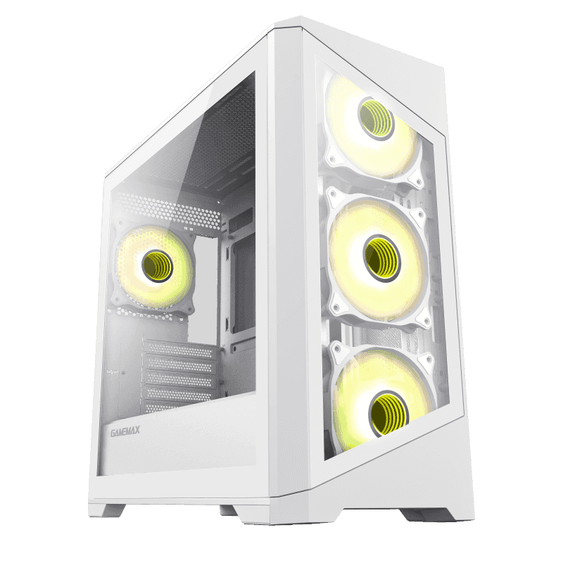 white pc case | white computer case | best gamemax gaming pc case