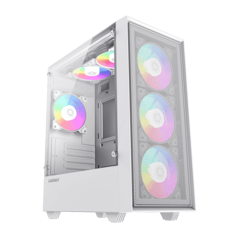 white pc case | white computer case | best gamemax gaming pc case