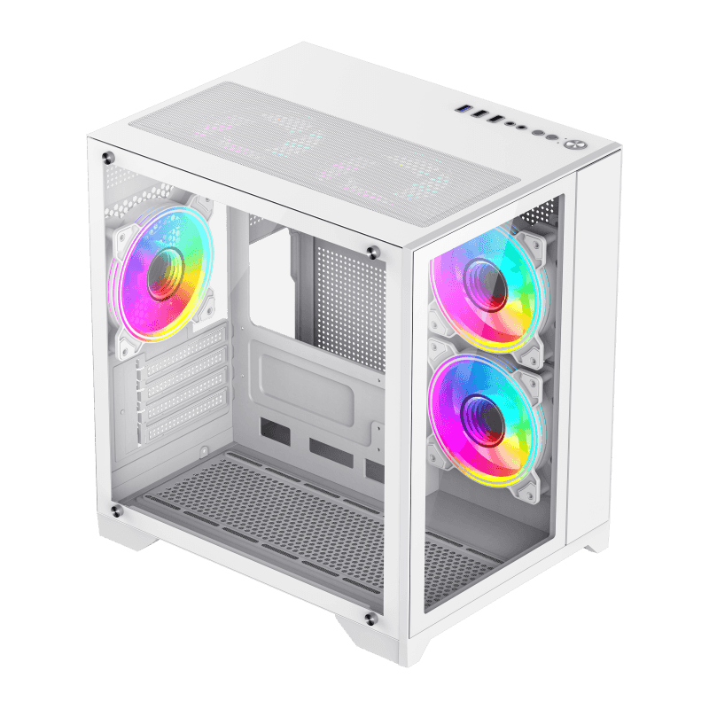 Premium Tempered Glass & RGB Lighting Mid-Tower Gaming Cases | GAMEMAX