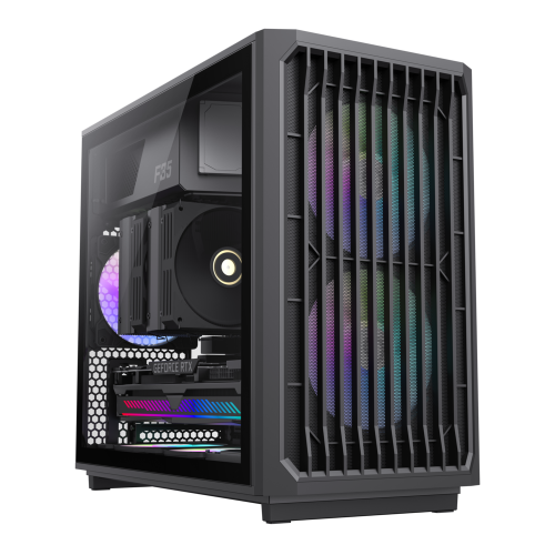 black pc case | gaming computer chassis