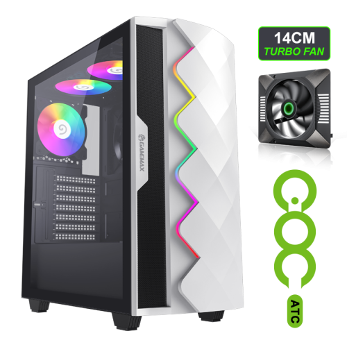 white pc case | white computer case | best gamemax gaming pc case