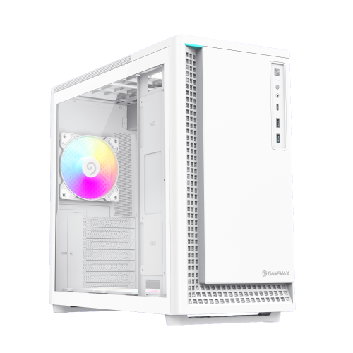 white pc case | white computer case | best gamemax gaming pc case
