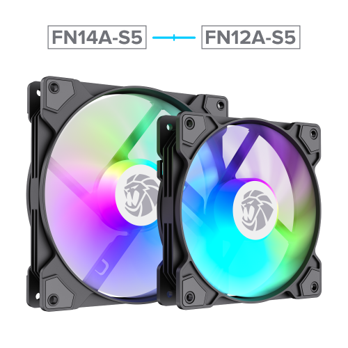 120mm & 140mm rgb cool case fans