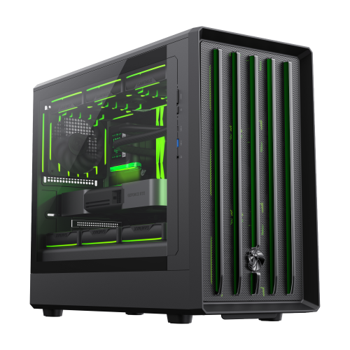 black pc case | gaming computer chassis