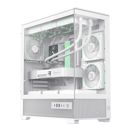 white pc case | white computer case | best gamemax gaming pc case