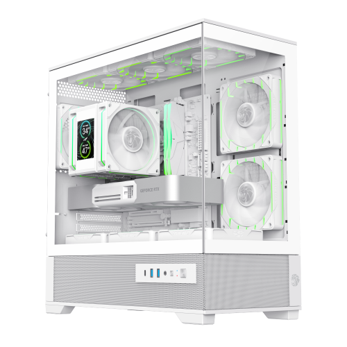 white pc case | white computer case | best gamemax gaming pc case