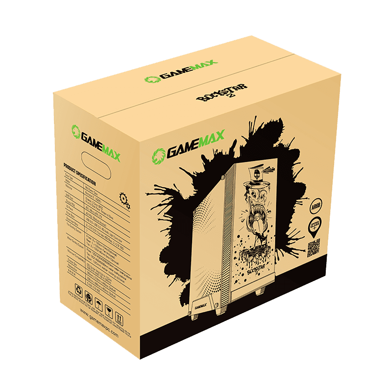 RockStar 2-Mid Tower ATX Gaming PC Cases