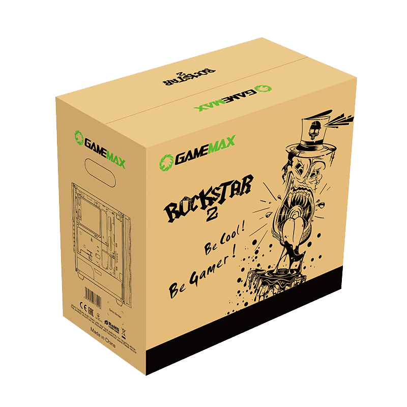 RockStar 2-Mid Tower ATX Gaming PC Cases