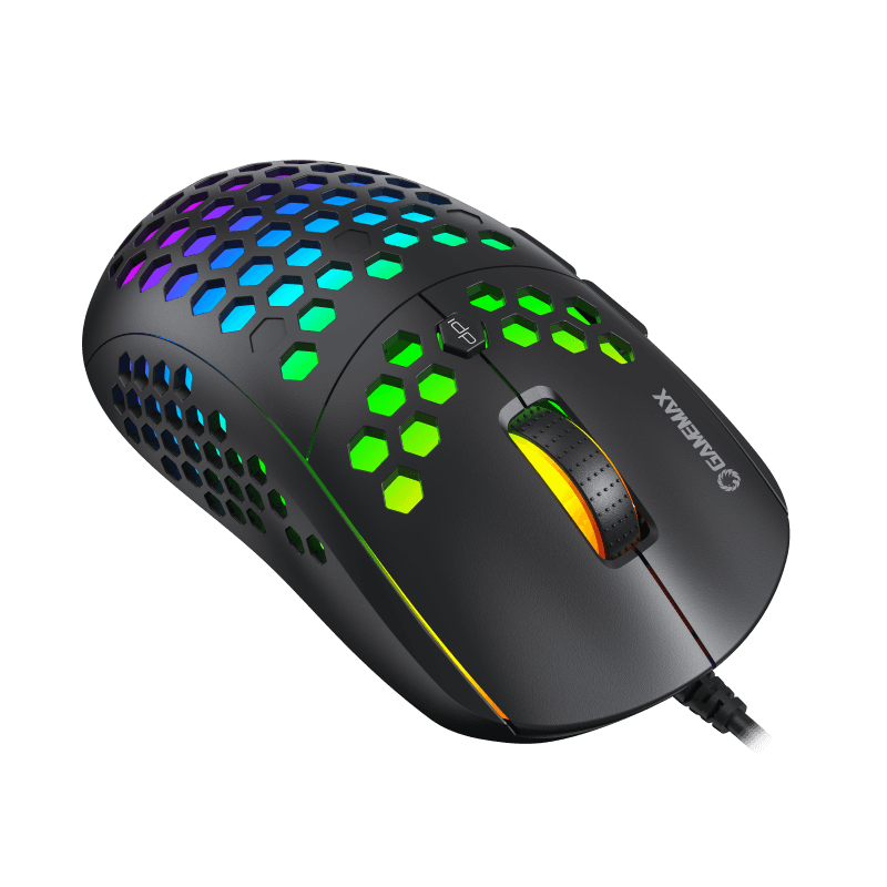 GameMax MG8 Gaming Mouse with Lightweight Honeycomb Shell, Ultralight ...