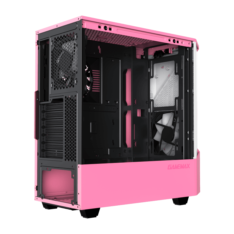Contac Turbo COC Gaming Case, ARGB, Mid-Tower PC Case Pink