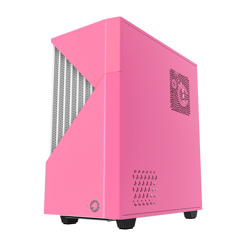 Contac Turbo COC Gaming Case, ARGB, Mid-Tower PC Case Pink