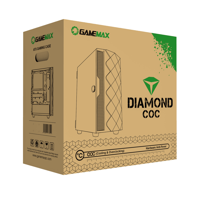 water cooled pc case | Diamond COC Mid-Tower Gaming case