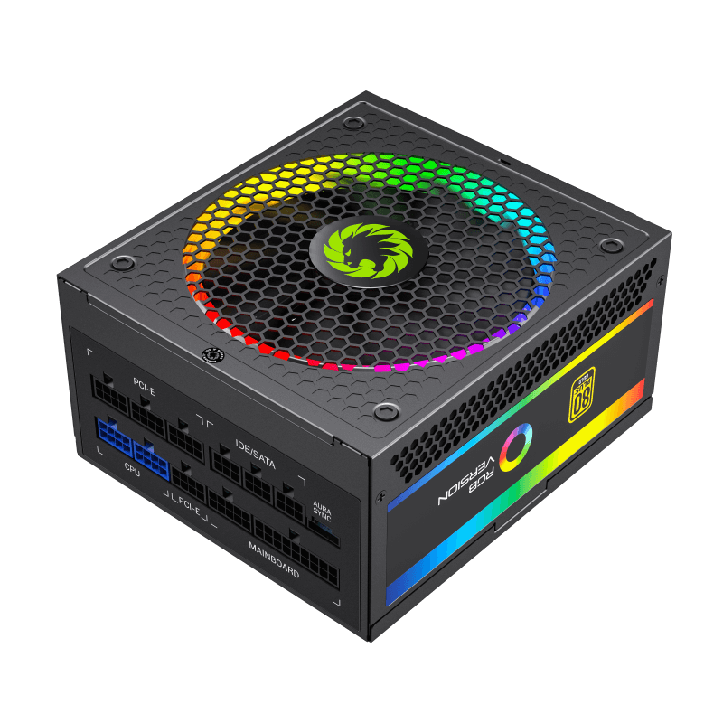 Power Supply RGB-850 PRO Fully Modular 80+ Gold Certified with RGB ...