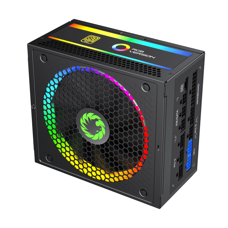 Power Supply RGB-850 PRO Fully Modular 80+ Gold Certified with RGB ...