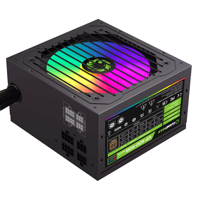 GameMax VP-600 RGB Modular 80 Plus Bronze Power Supply