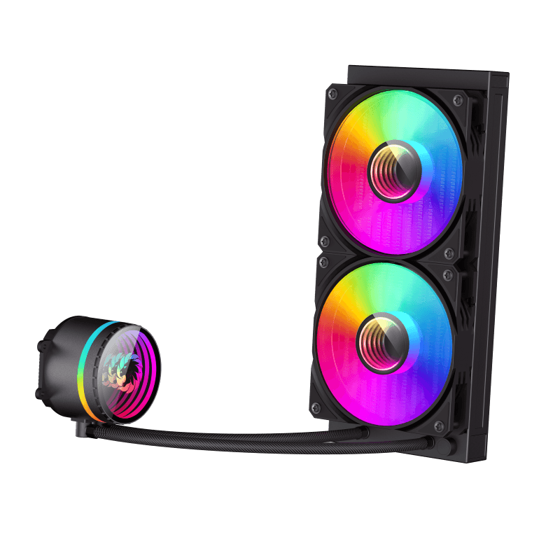 GameMax ICEBURG 240 Infinity, Liquid CPU Cooler 240mm Addressable RGB ...