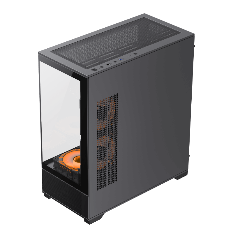 Vista Mid-tower PC ATX CASE | transparent gaming case