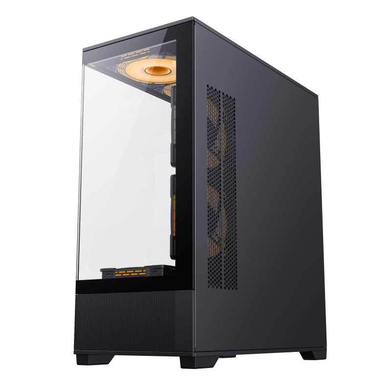 Vista Mid-tower PC ATX CASE | transparent gaming case