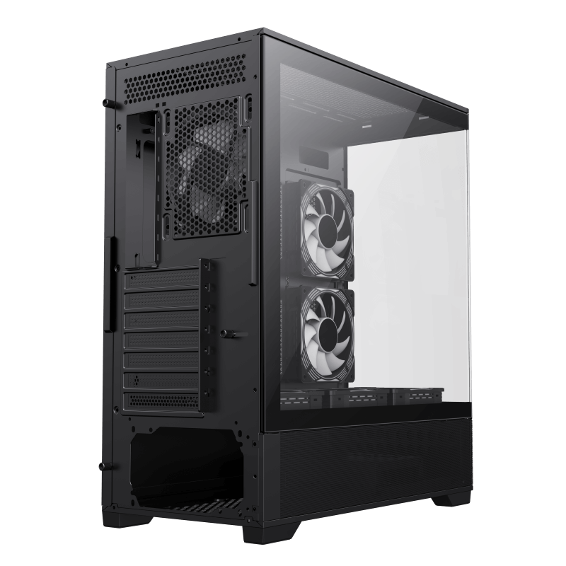 Vista Mid-tower PC ATX CASE | transparent gaming case