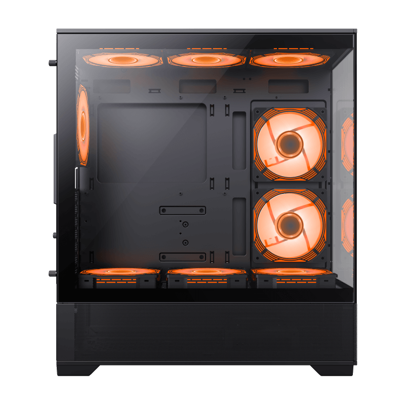 Vista Mid-tower PC ATX CASE | transparent gaming case