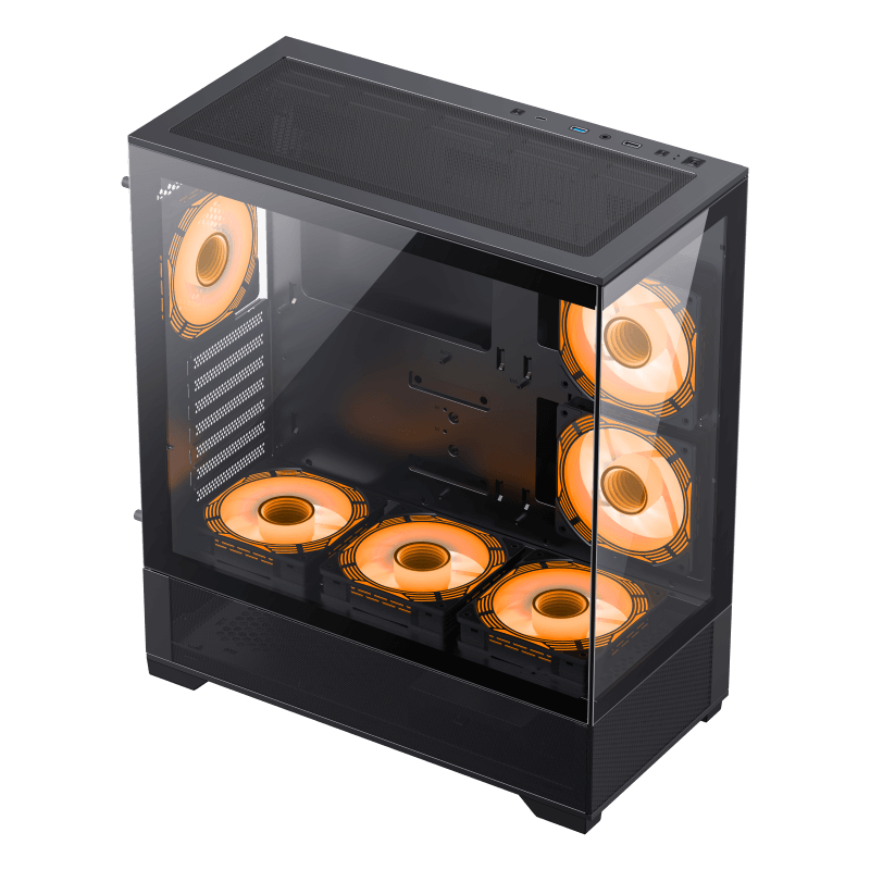 Vista Mid-tower PC ATX CASE | transparent gaming case