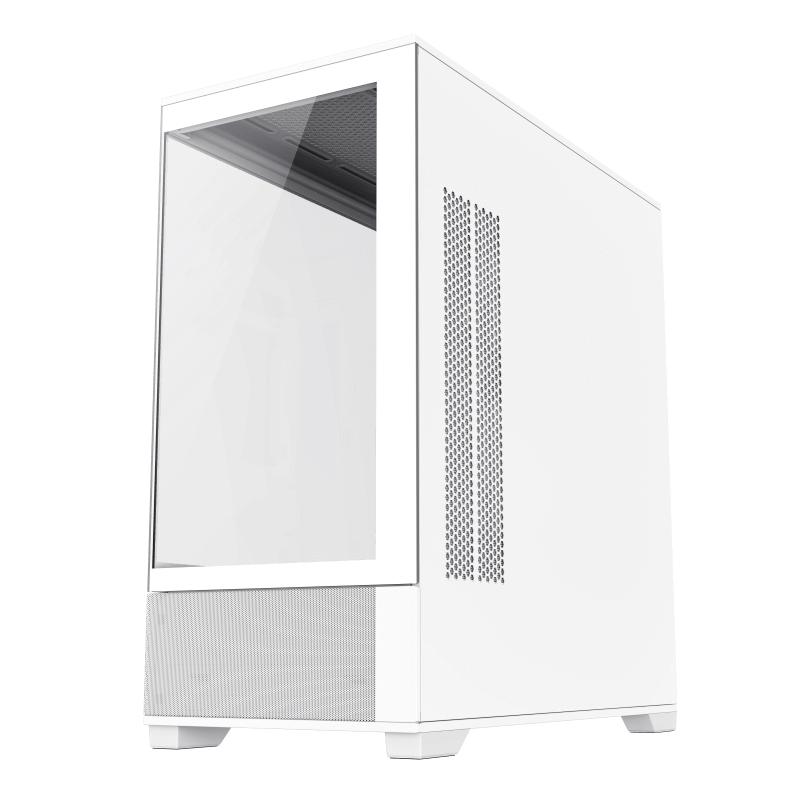 Gamemax Vista White Micro ATX Transparent Gaming PC Cases