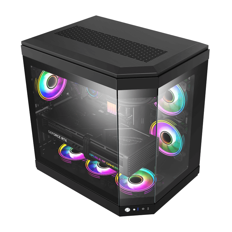 HYPE BK-Tempered Glass PC Case | GAMEMAX