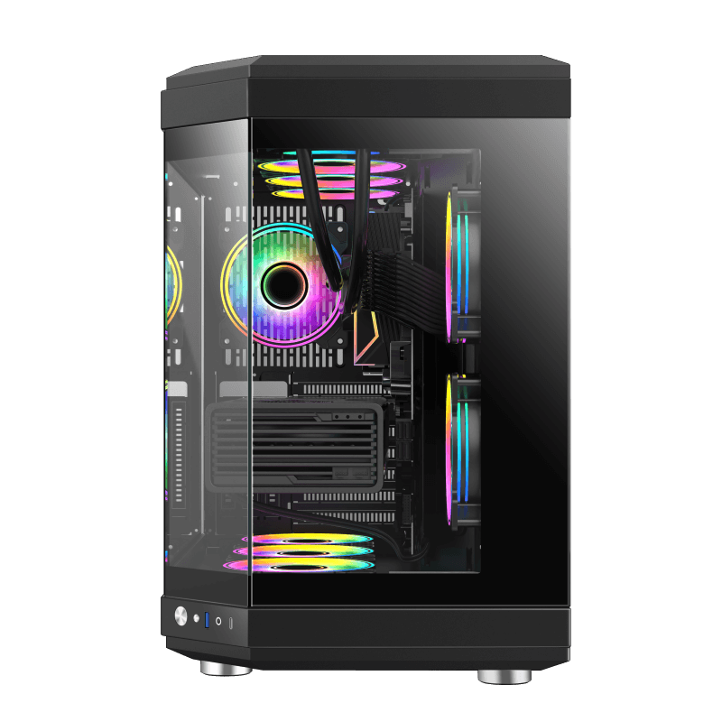 HYPE BK-Tempered Glass PC Case | GAMEMAX