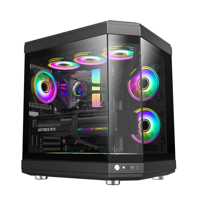 HYPE BK-Tempered Glass PC Case | GAMEMAX