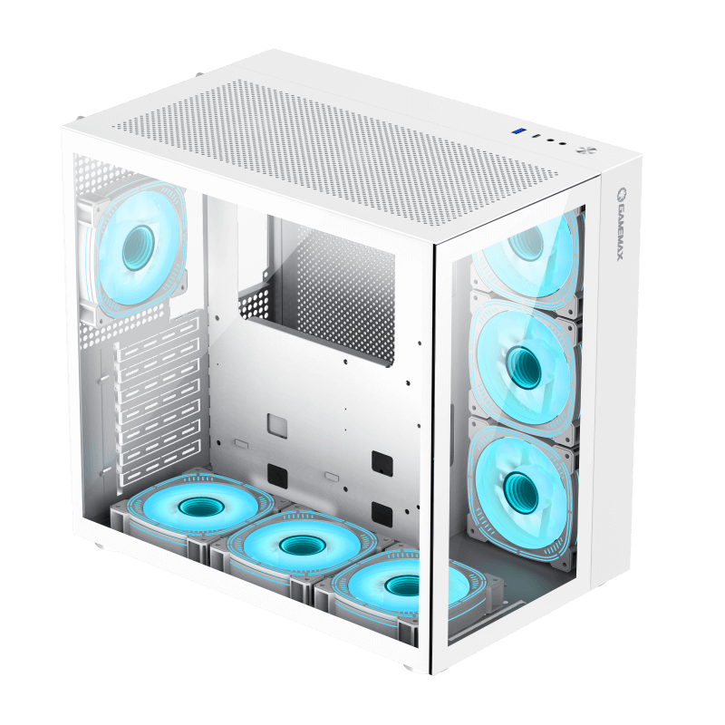 water cooled pc case | Infinity White Case Mid Tower ATX Gaming PC Case ...