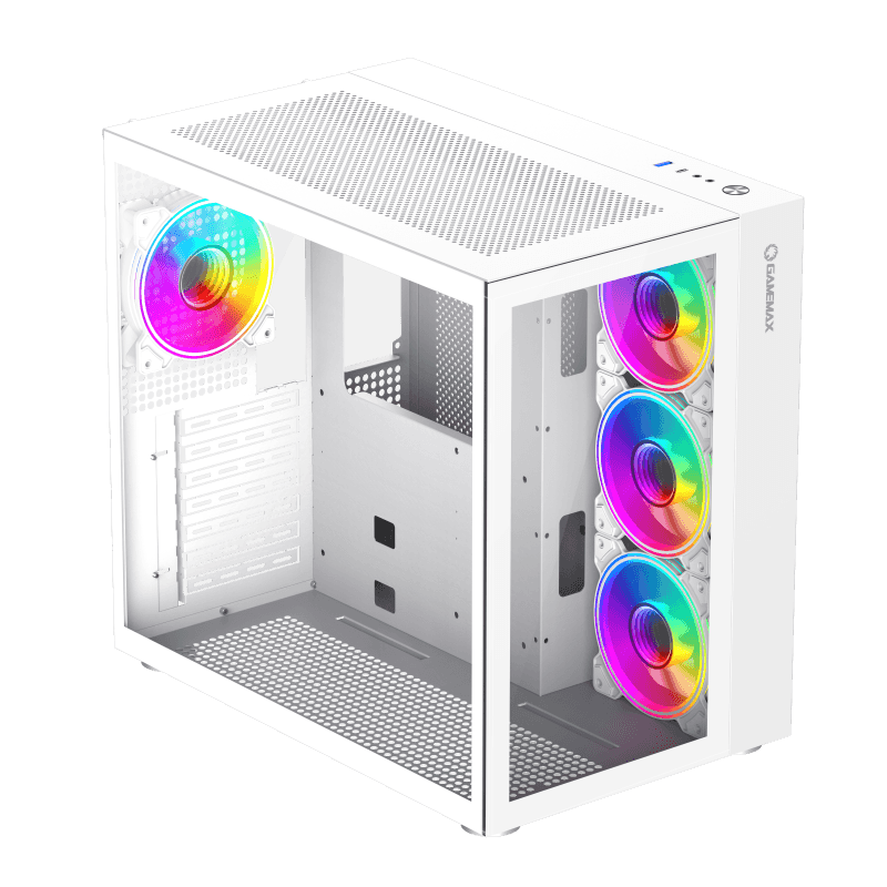 water cooled pc case | Infinity White Case Mid Tower ATX Gaming PC Case ...