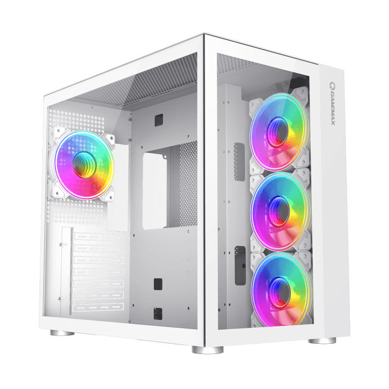 water cooled pc case | Infinity White Case Mid Tower ATX Gaming PC Case ...