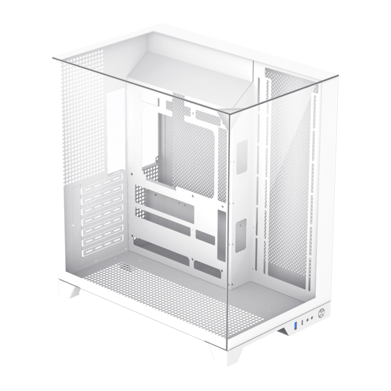 water cooled pc case | Infinity Plus WH White Mid Tower ATX PC csase