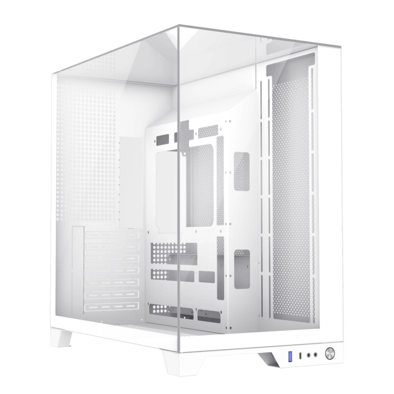water cooled pc case | Infinity Plus WH White Mid Tower ATX PC csase