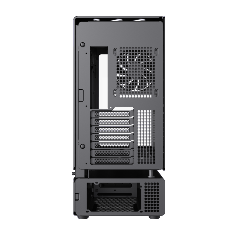 Gamemax N80 BK Gaming PC Case-270° FULL VIEW TEMPERED GLASS DESIGN
