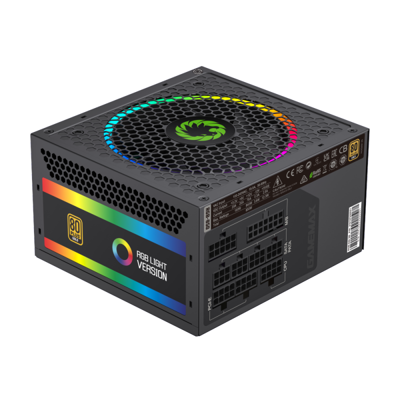 RGB-850 SE-Gaming RGB Power Supply - 80 Plus Gold, Fully Modular 5-Year ...