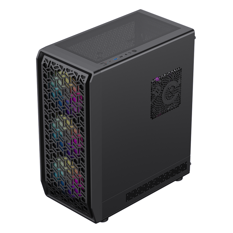 Forge COC Gaming M-ATX PC Case with Lighting