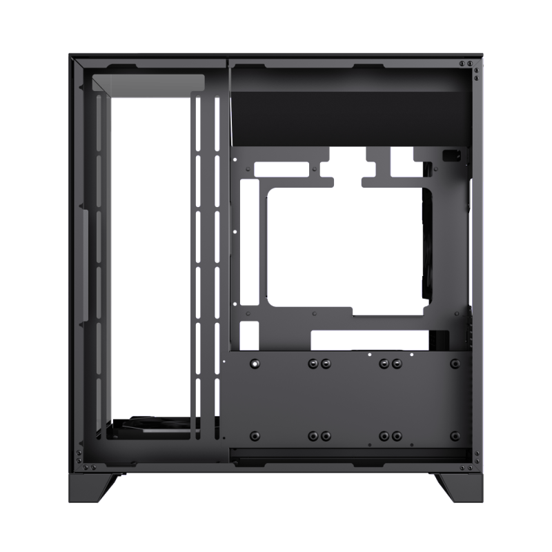 Infinity Pro BK-Tempered Glass PC Case & RGB Lighting Mid-Tower Gaming ...