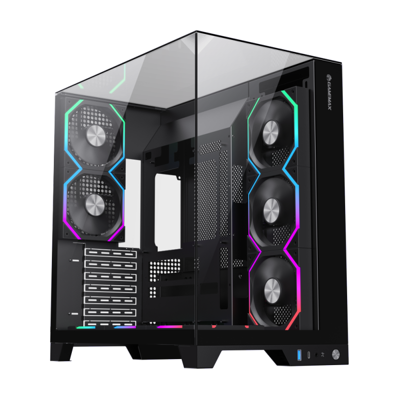 Infinity Pro BK-Tempered Glass PC Case | GAMEMAX