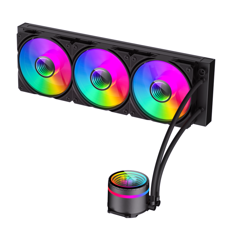 ICEBURG 360 Infinity 360mm ARGB 300W TDP Leak-Proof Multi-Platform AIO ...