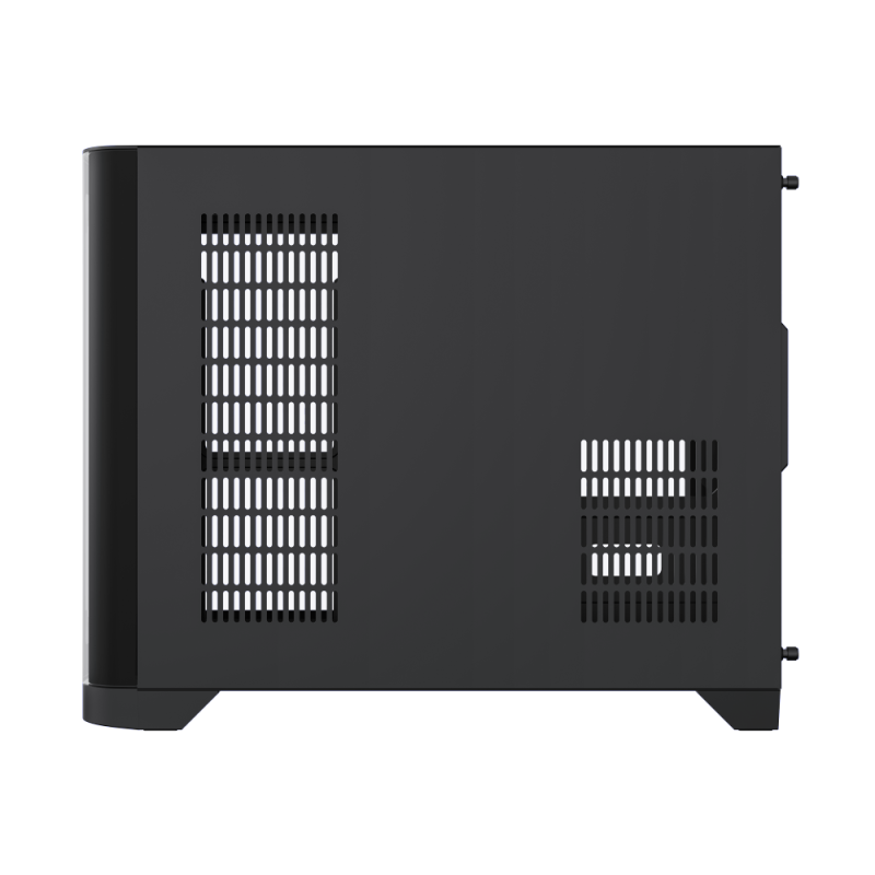 HYPE Curved Glass Micro ATX PC Case with ARGB Cooling Fans