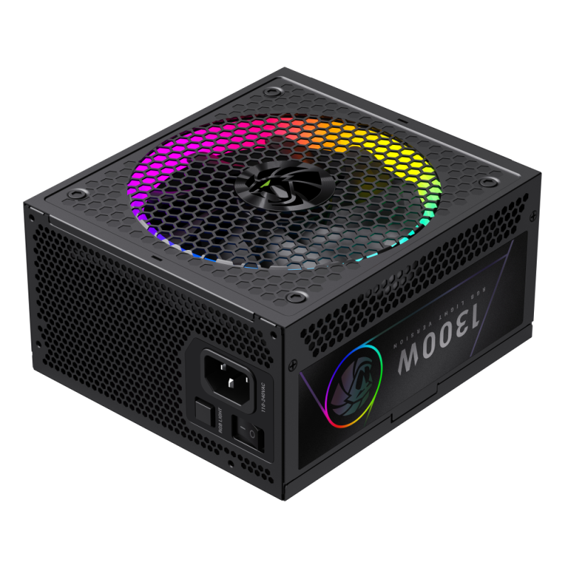 RGB PRO 1300P-Gaming RGB Power Supply - 80 Plus Gold, Fully Modular 5 ...