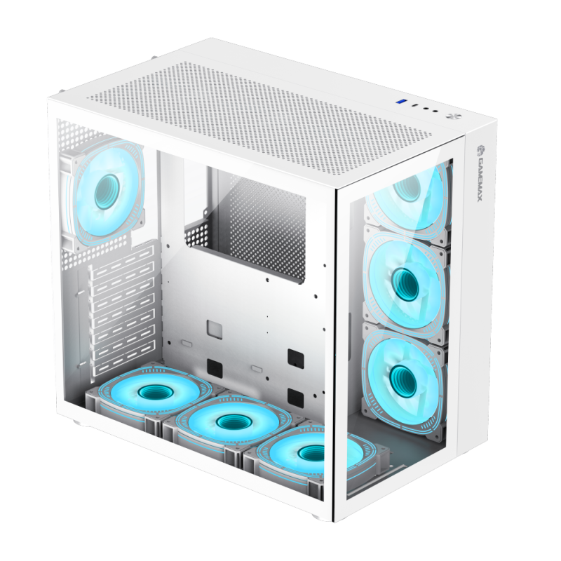 water cooled pc case | Infinity White Case Mid Tower ATX Gaming PC Case ...